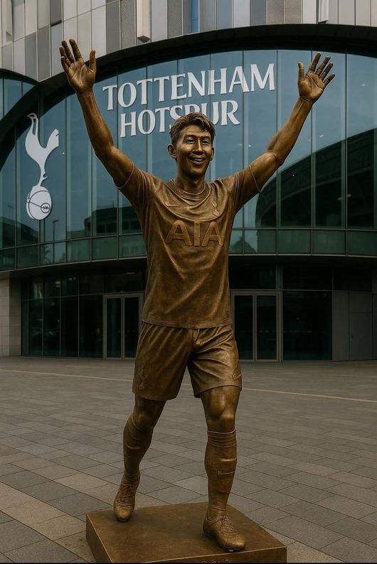 런던에서 손흥민 '동상'이 만들어질까...토트넘 팬들의 요청, "현대의 레전드 No.1" | 미주중앙일보