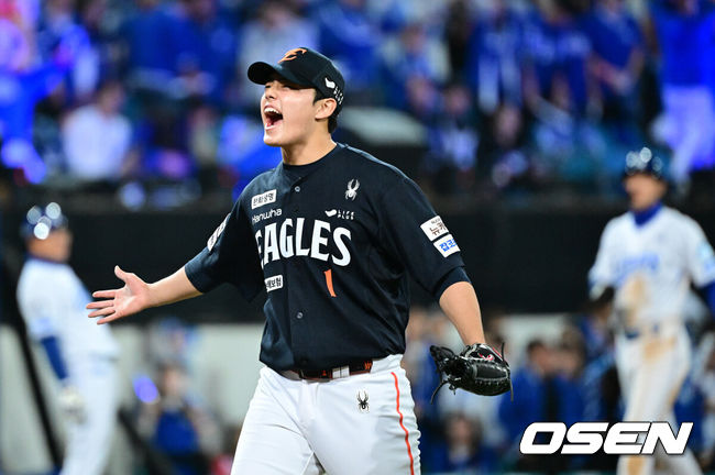 ‘한화, 19년 만에 KS 진출 1승 남았다’ 류현진 무너졌지만 문동주 4이닝 무실점+노시환 결승 투런 홈런, 삼성에 5-4 역전승...4차전 선발 정우주 [PO3 리뷰 ...